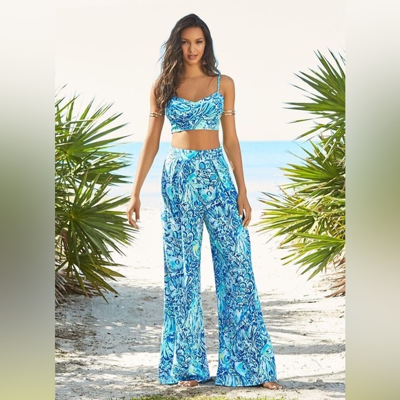 Lilly Pulitzer | Pants & Jumpsuits | Lilly Pulitzer Lizzy Two Piece Set ...